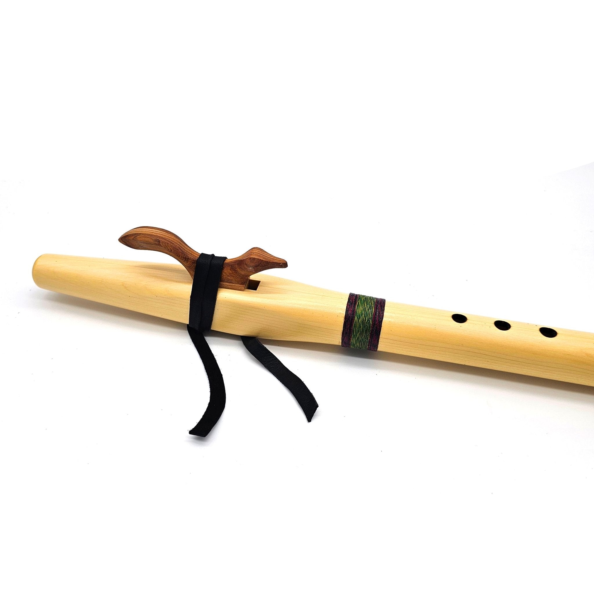 Alaskan cedar Native American style F sharp flute by Stellar Flutes