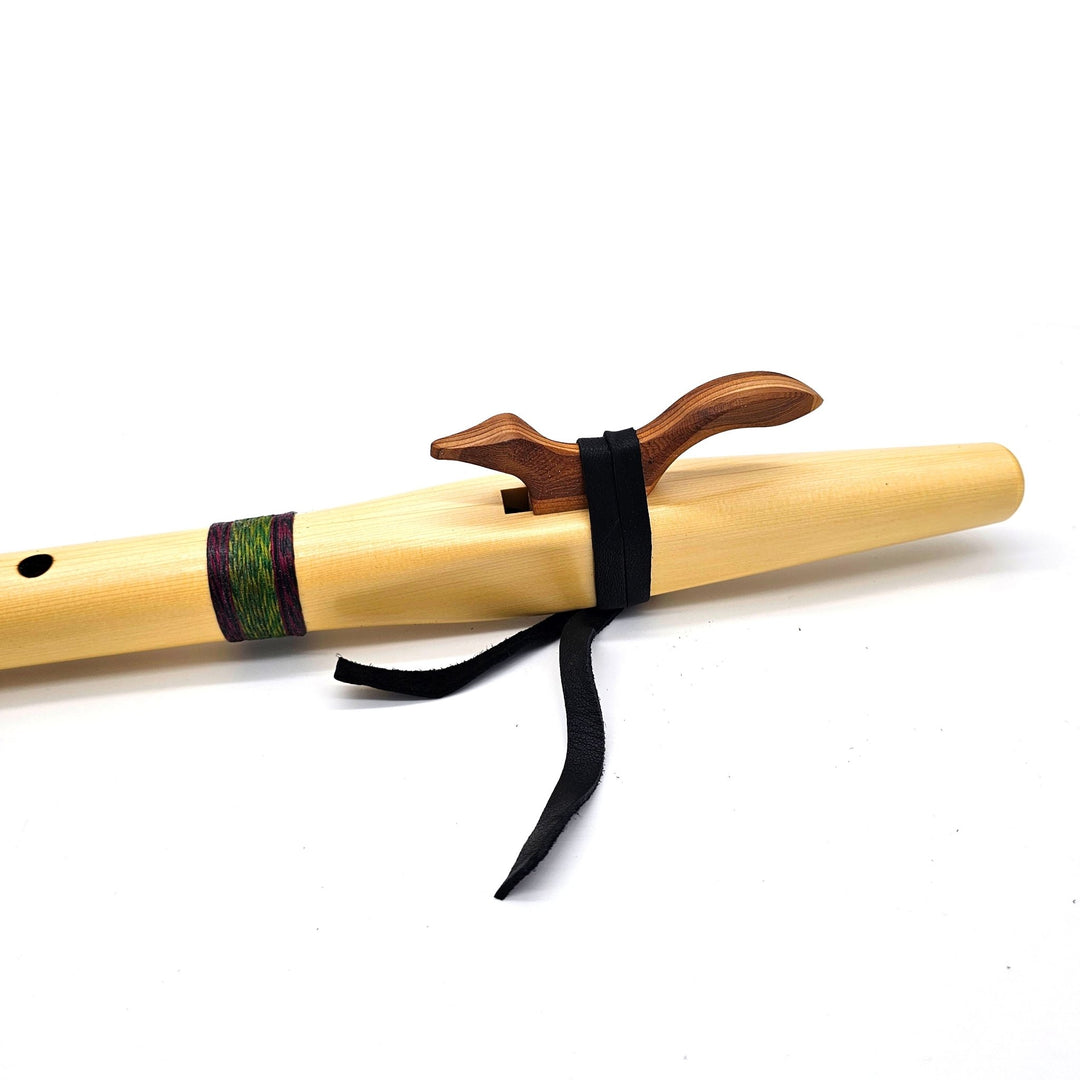 Alaskan cedar Native American style F sharp flute by Stellar Flutes