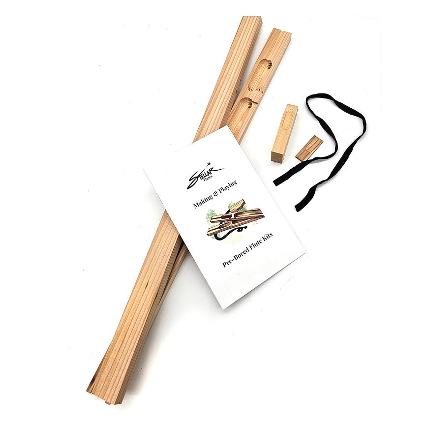 Pre Bored Native American Style Flute Making Kit by Stellar Flutes