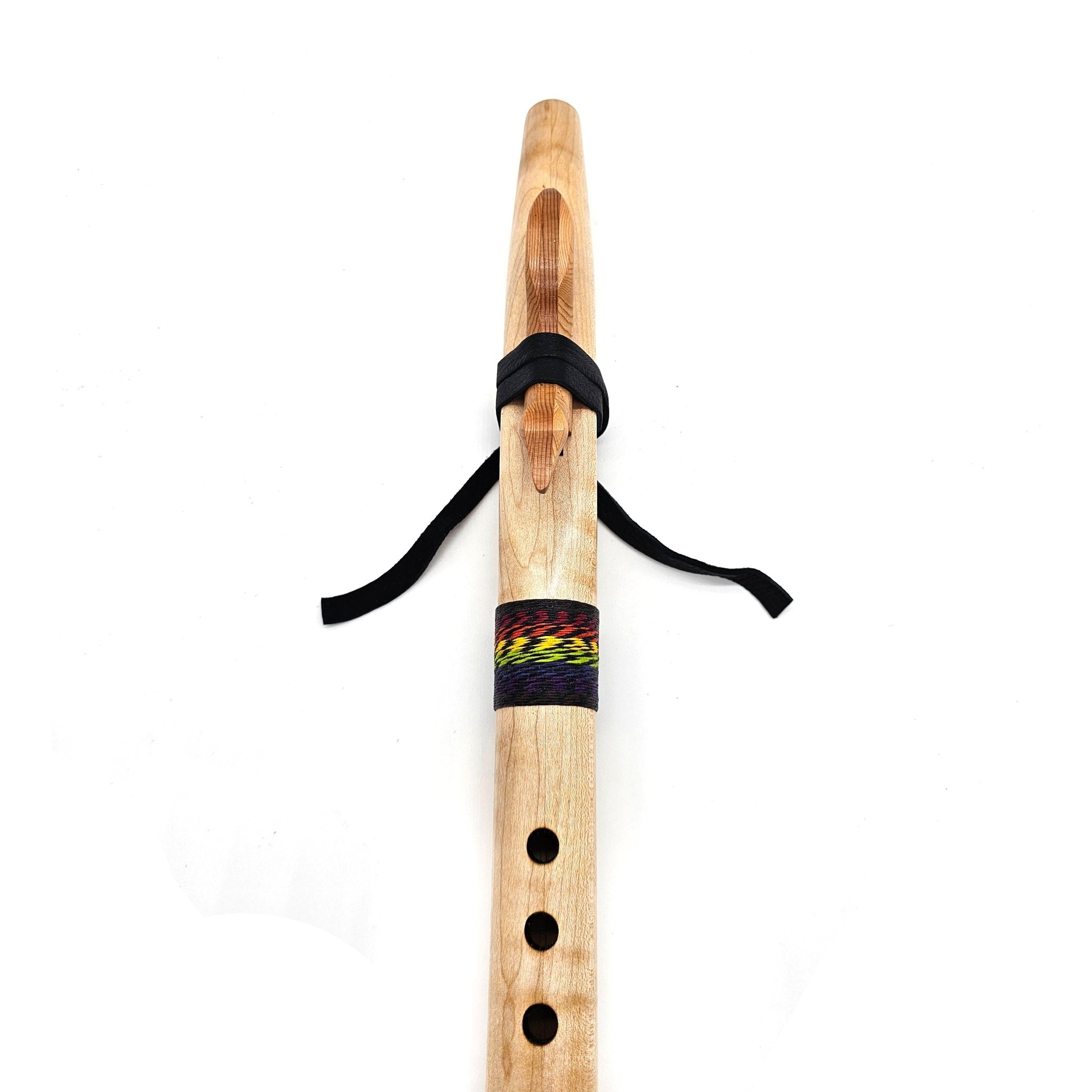 Curly Maple Native American style flute in the key of G by Stellar Flutes