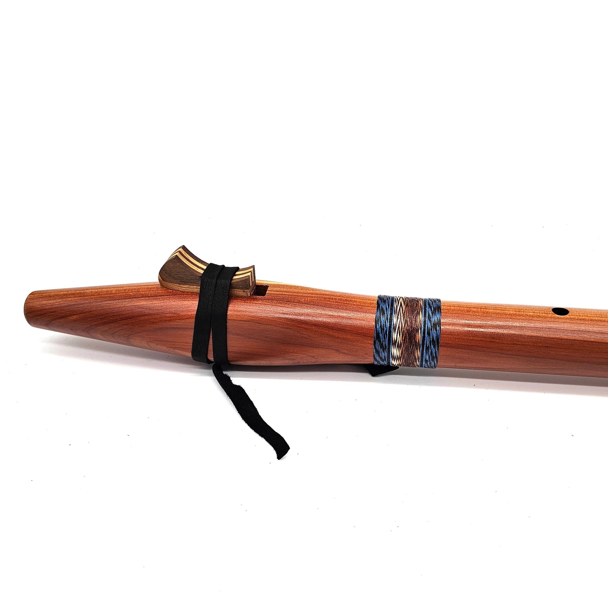 Eastern cedar Native American style bass B flute by Stellar Flutes