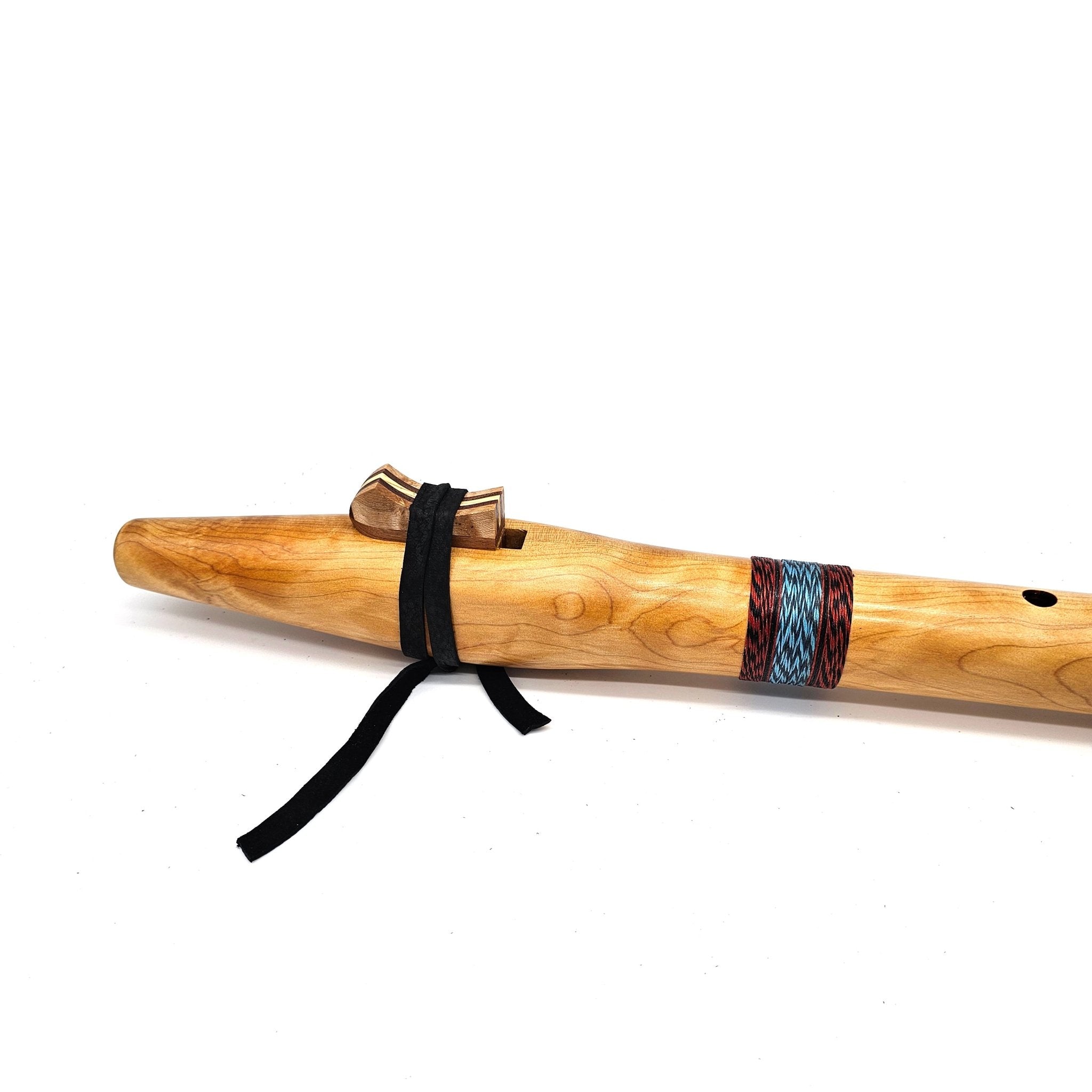 Figured Port Orford cedar Native American style bass B flute by Stellar ...