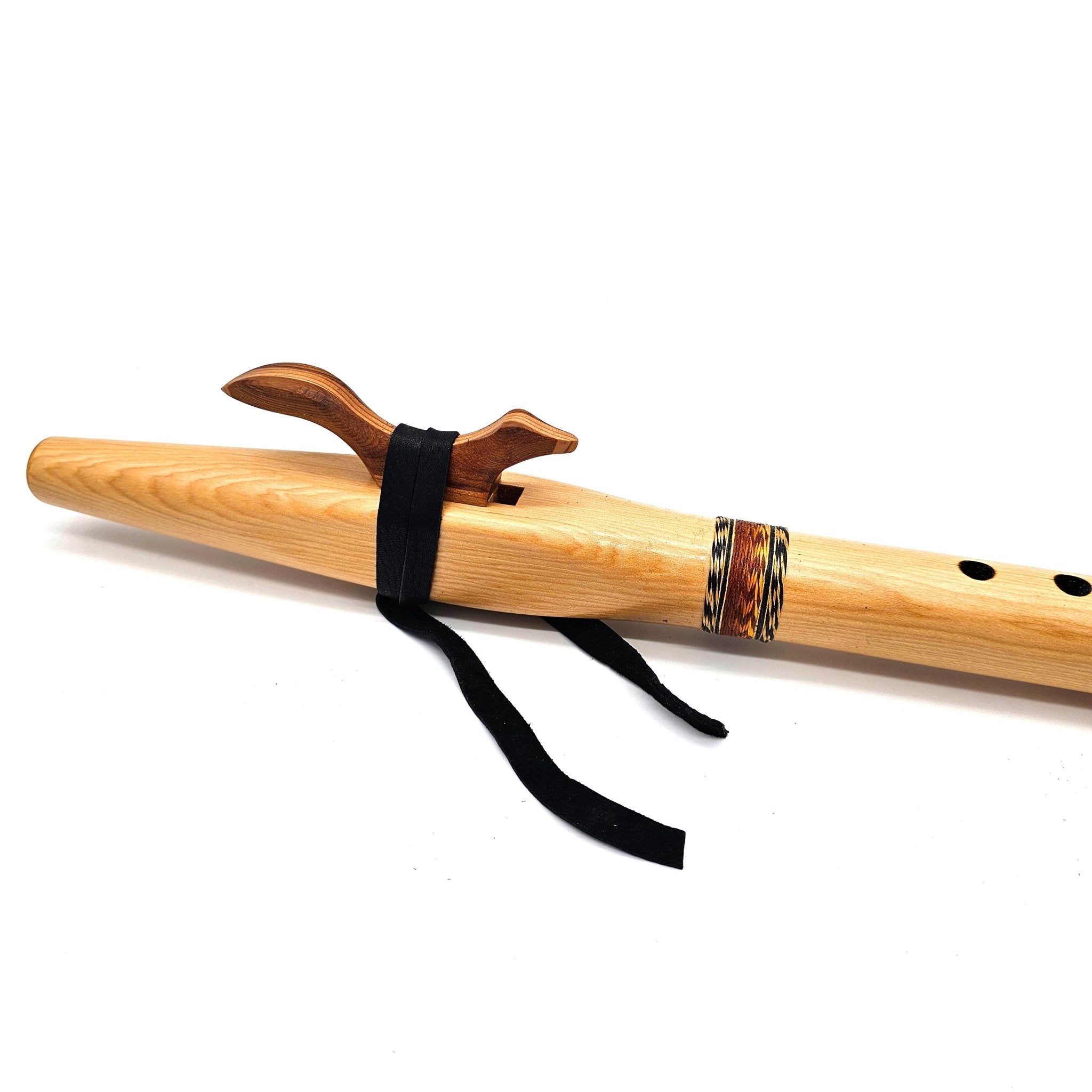 Hemlock Native American style F sharp flute by Stellar Flutes