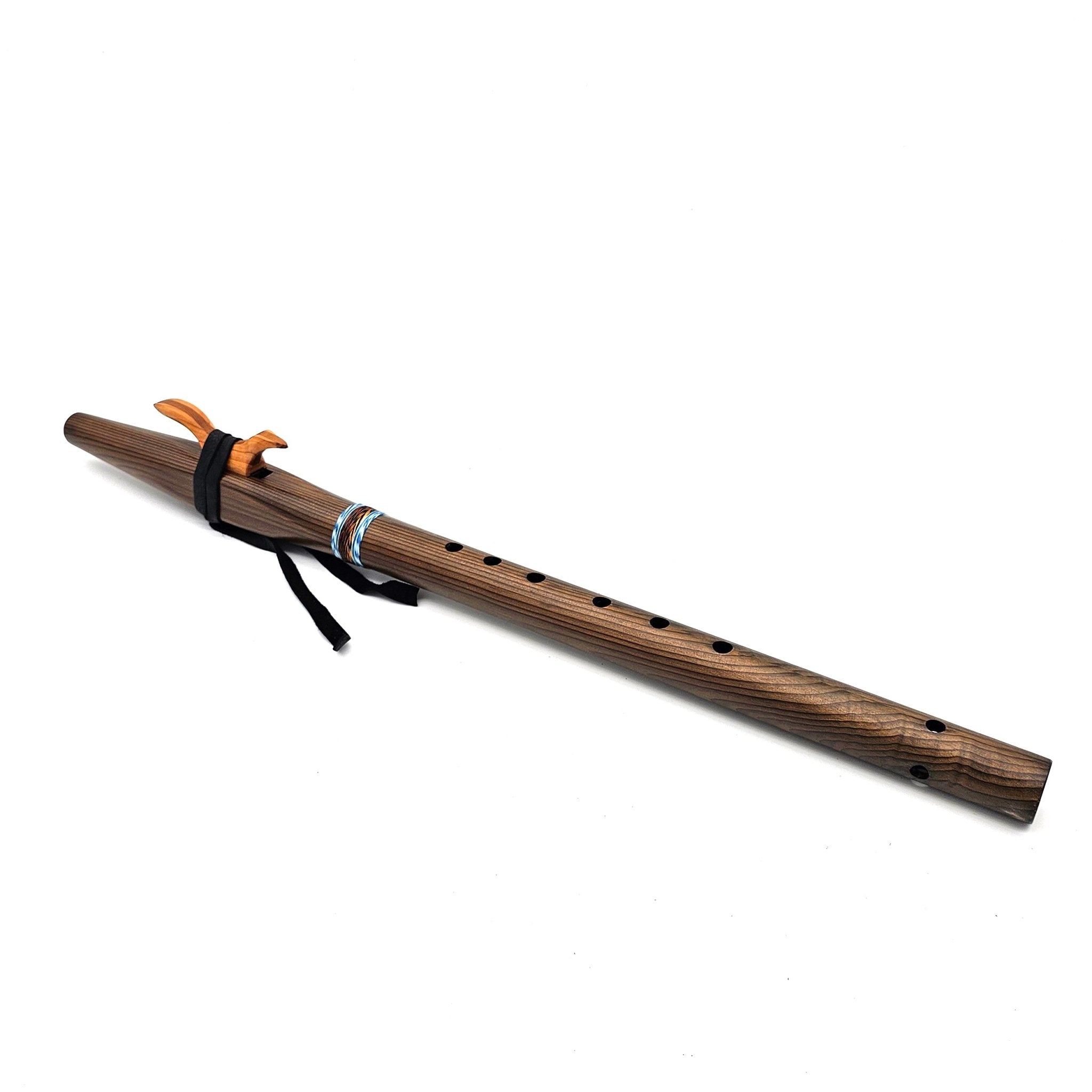 Iron Stained Native American style flute in the key of F Sharp by ...