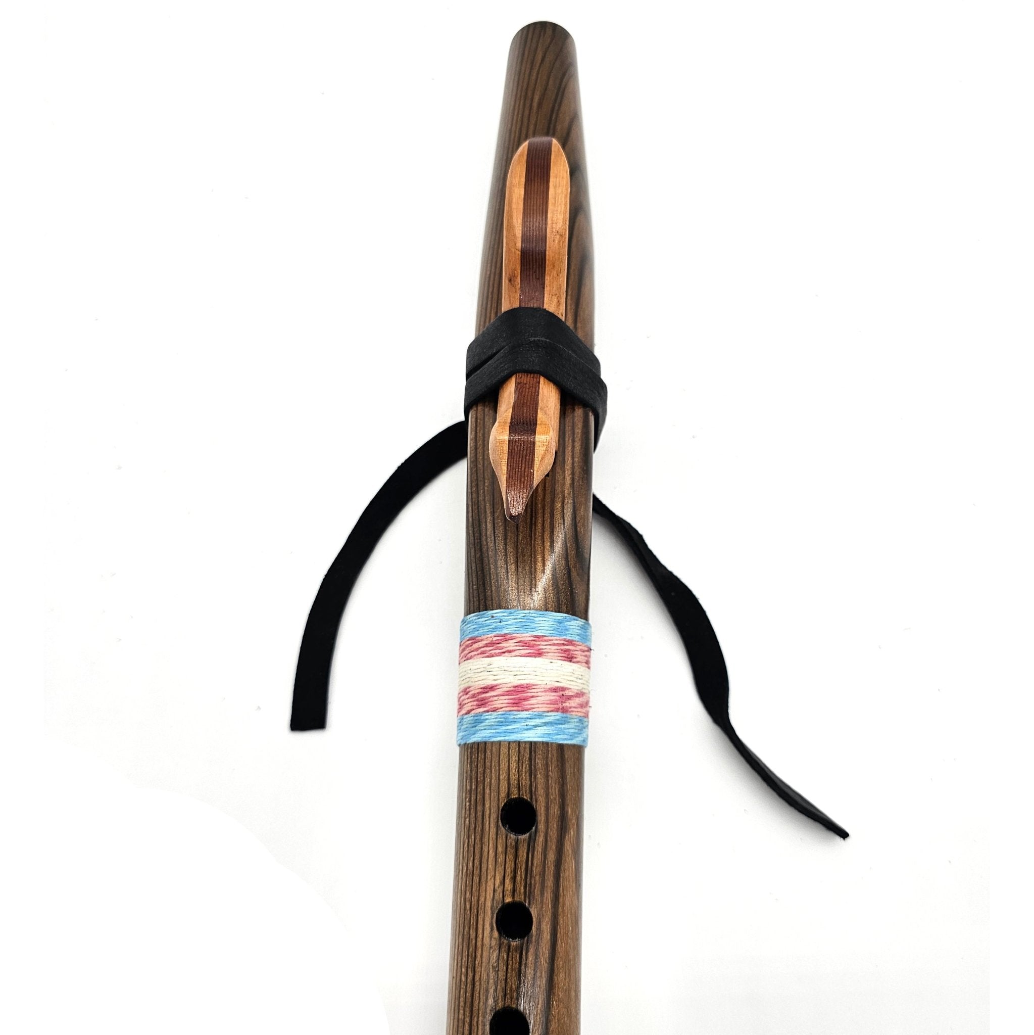 Iron stained cedar Native American style A flute-Limited Edition Trans ...