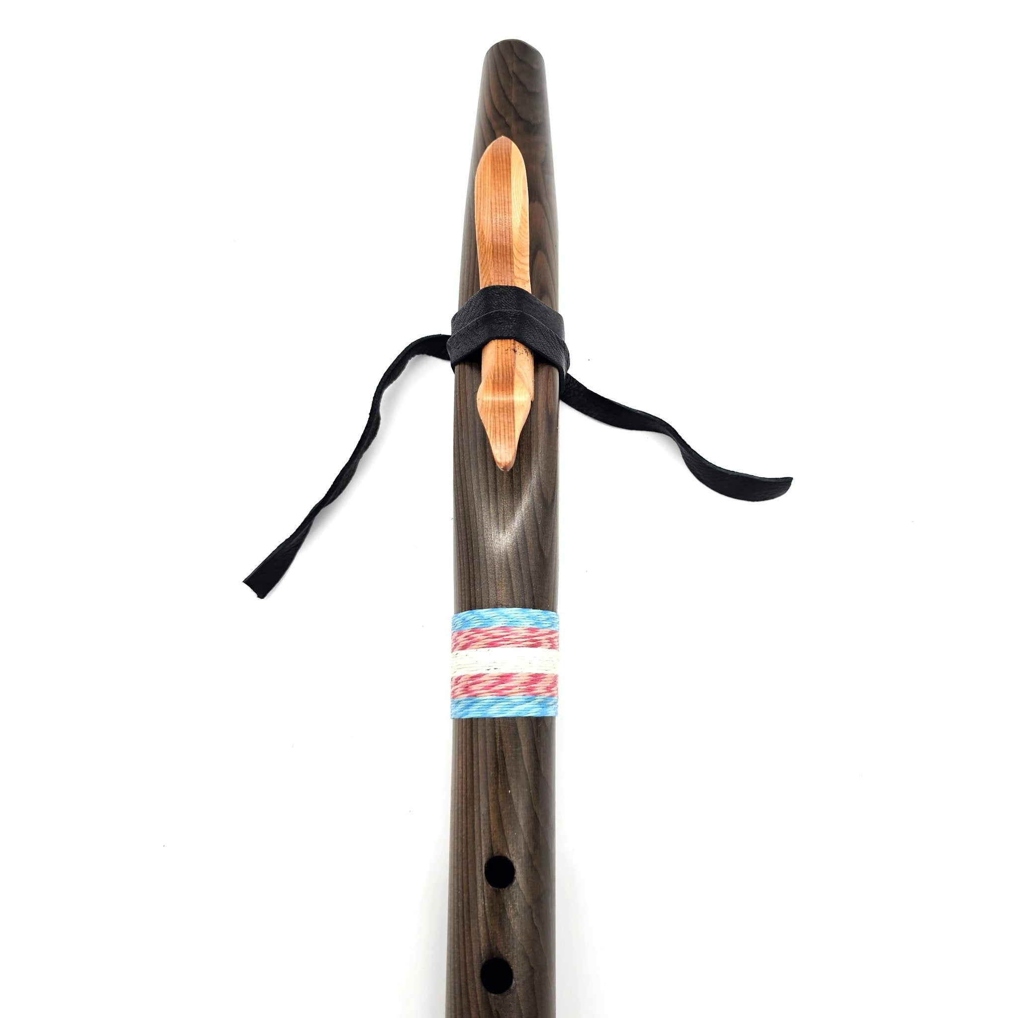 Iron Stained Native American style flute in the key of F Sharp by ...