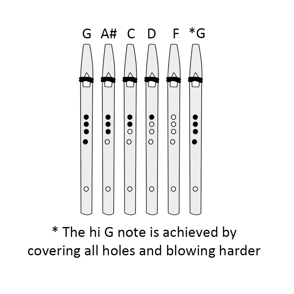Fingering Charts for the Native American Style Flute – Stellar Flutes