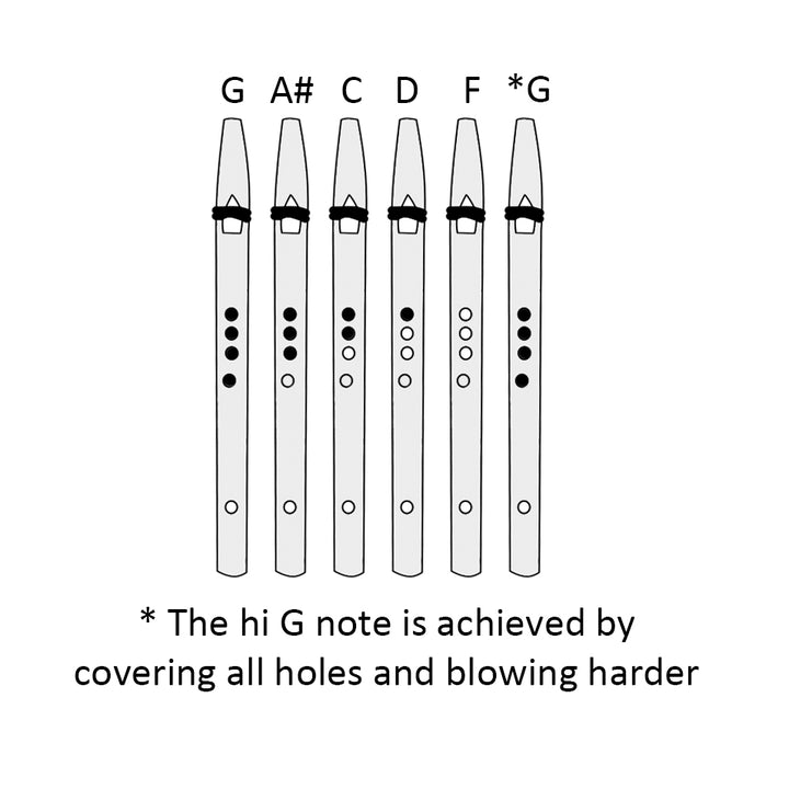 Fingering Charts for the Native American Style Flute – Stellar Flutes