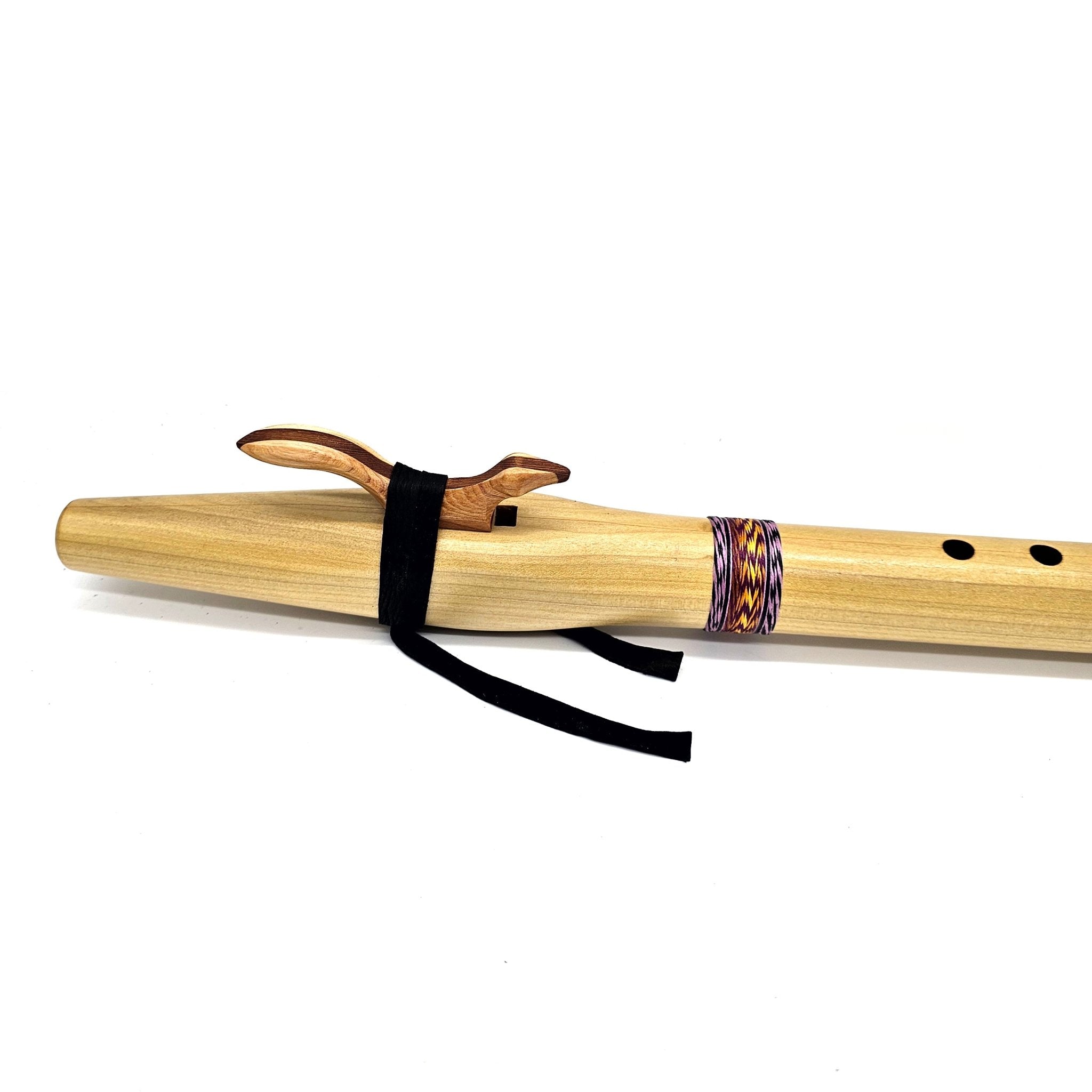 Poplar Native American Style Flute in the key of D by Stellar Flutes