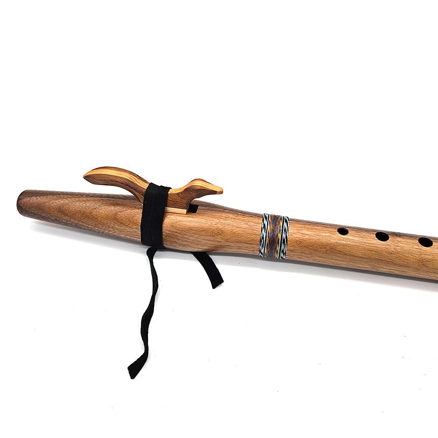 Walnut Native American Style Flute in the key of F by Stellar Flutes