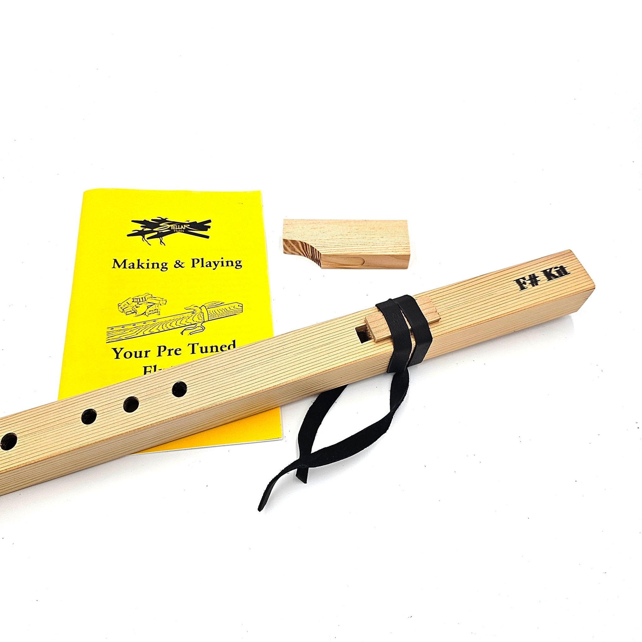 Pre Tuned Native American Style Flute Making Kit in the Key of F# by ...
