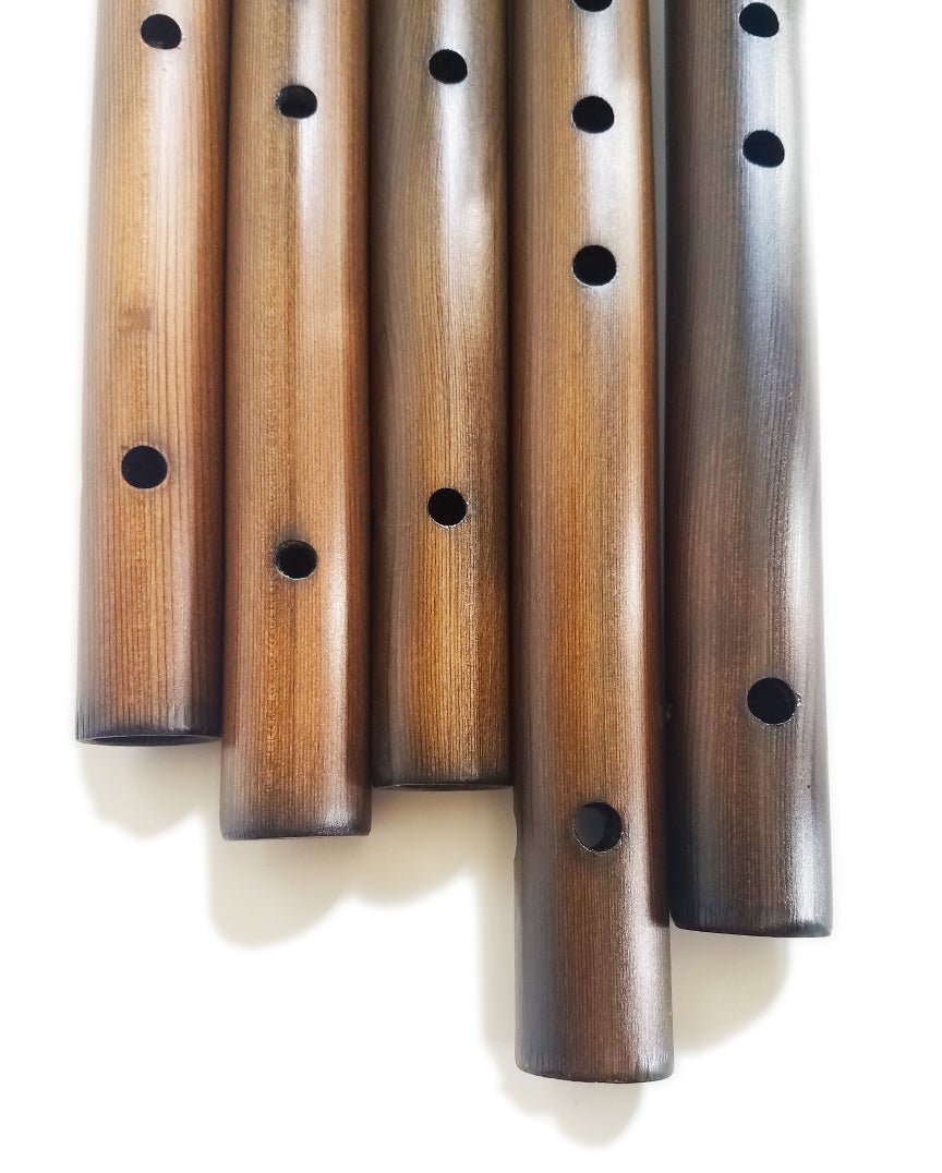 Native American Style F Sharp Flute |Large Sized| Iron Stained Cedar ...