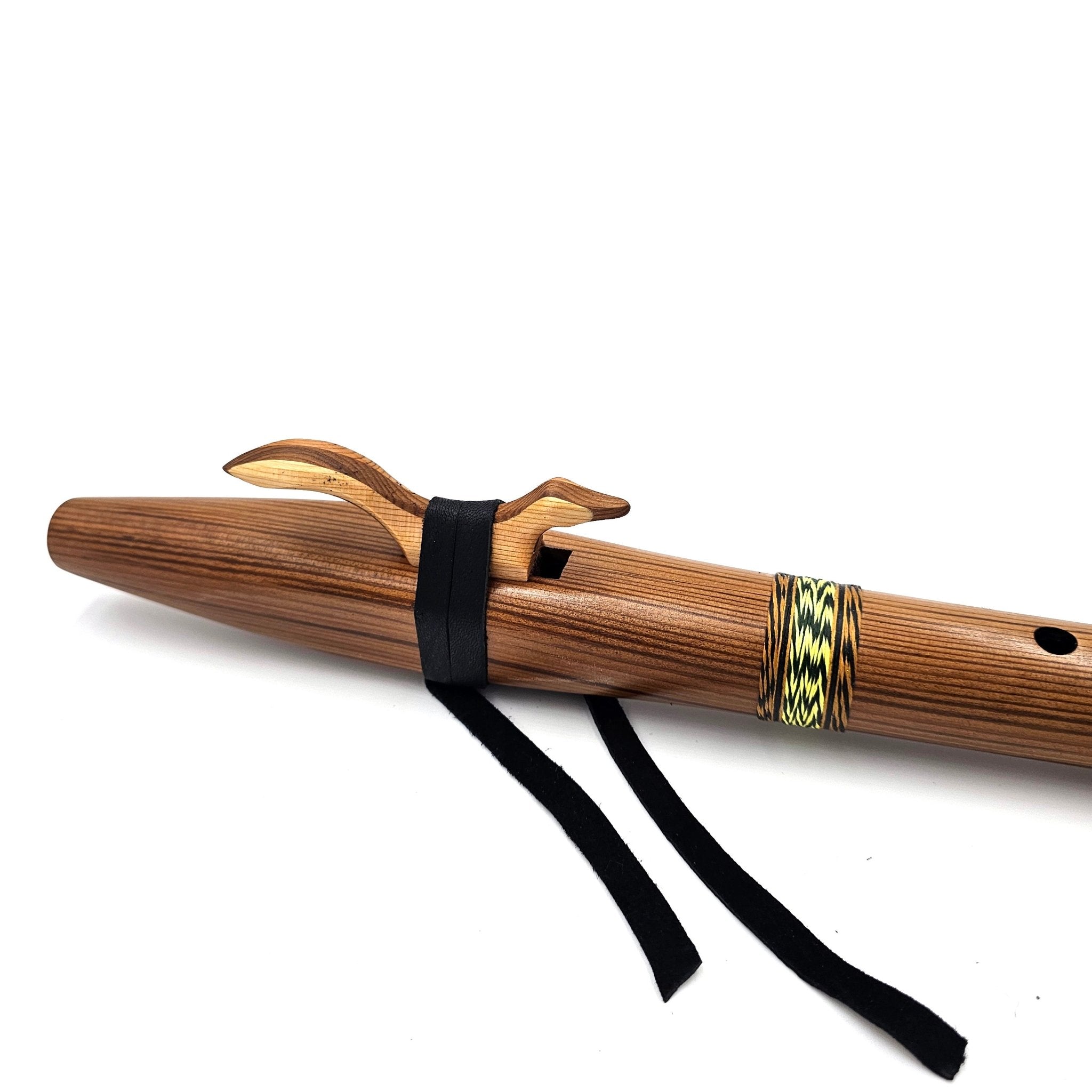 Western red cedar Native American style flute in the key of F by ...